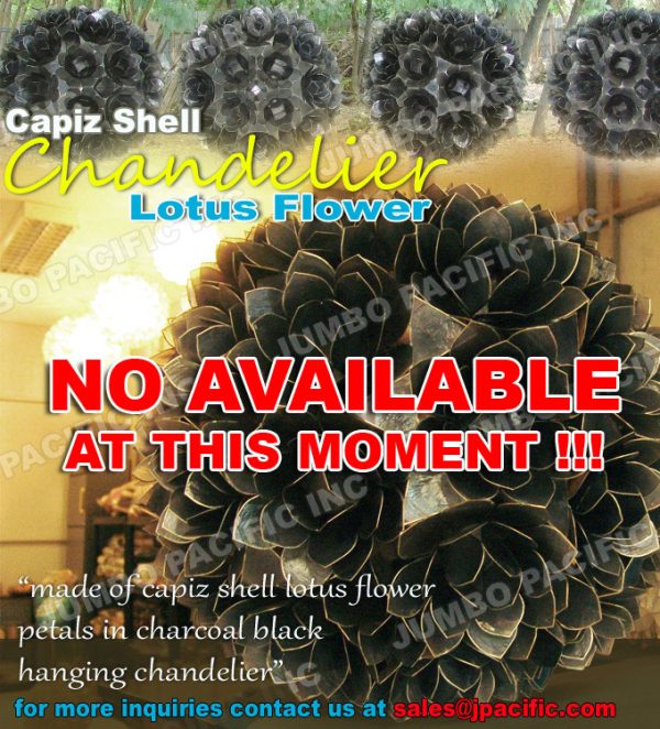 Capiz Lotus Chandelier | Capiz Shell Product