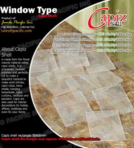 Capiz Shell Components Wholesale | Philippines Capiz Shells